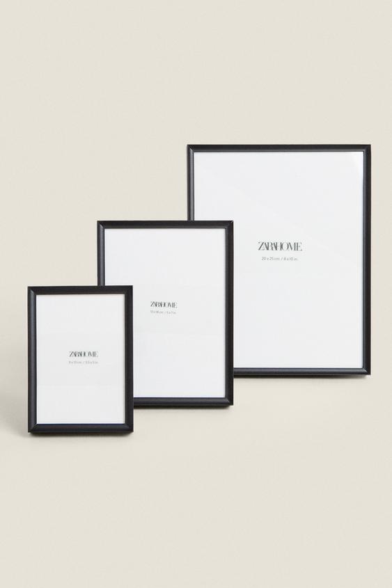 BLACK METAL PICTURE FRAME - Black | ZARA United States
