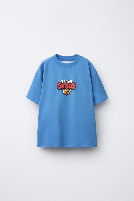 T-SHIRT RELIEF BRAWL STARS © SUPERCELL OY - Bleu | ZARA Canada