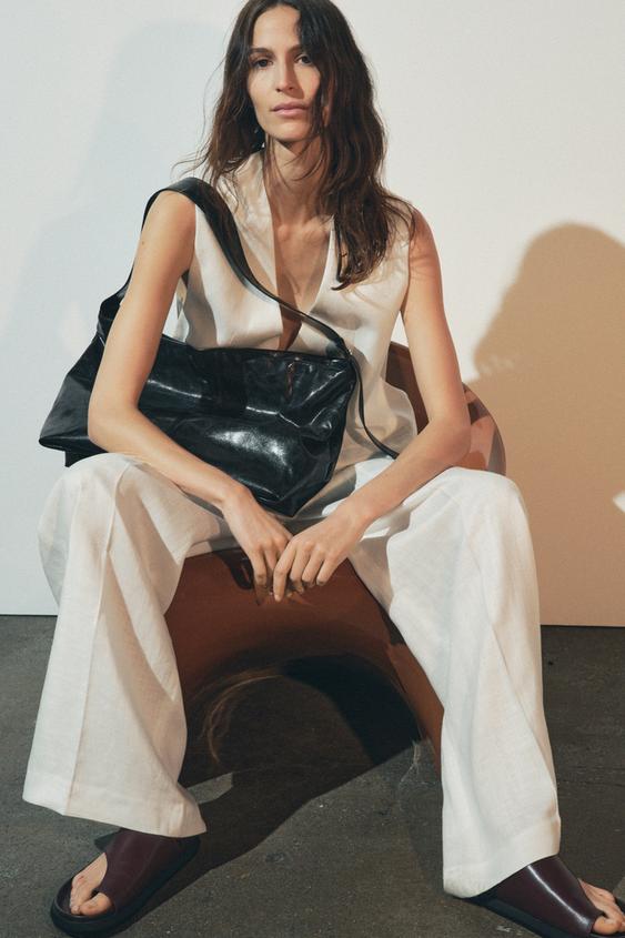 BOLSO SHOPPER - Negro | ZARA Chile