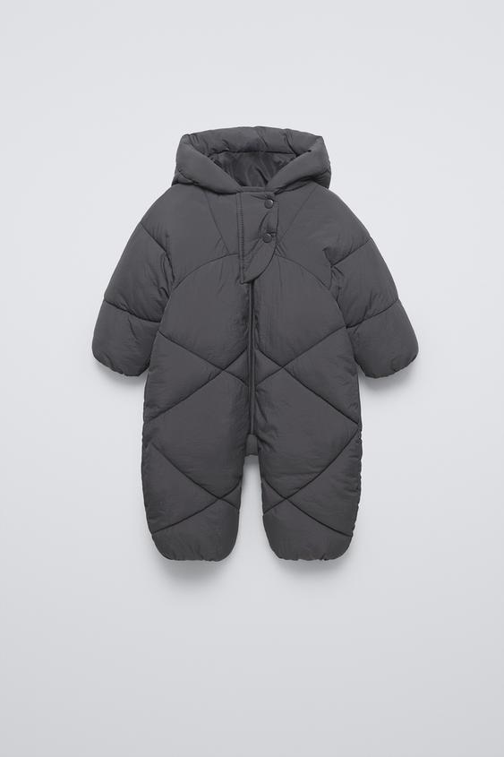 ΝΑΪΛΟΝ ΚΑΠΙΤΟΝΕ ΦΟΡΜΑ ΕΞΟΔΟΥ - Γκρι ανθρακί | ZARA Greece / Ελλαδα