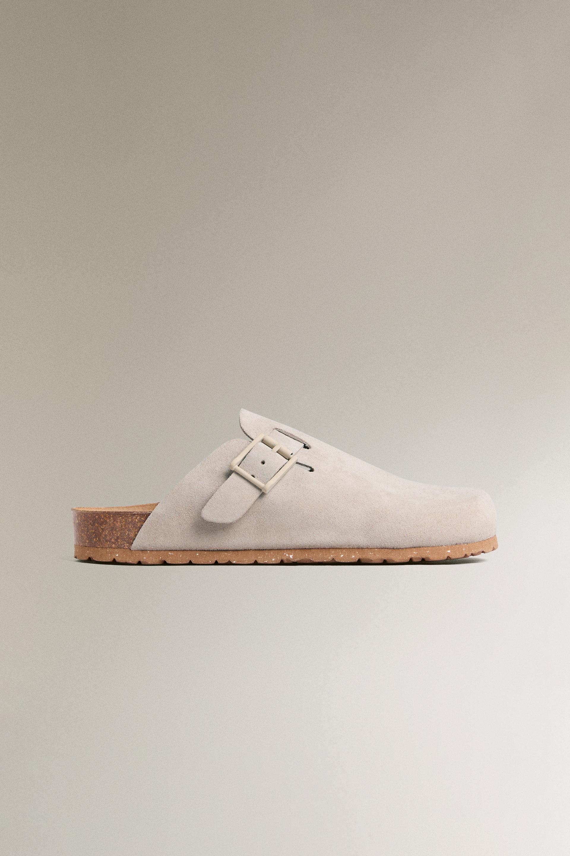 LEATHER CLOGS WITH BUCKLES | ZARA Turkey