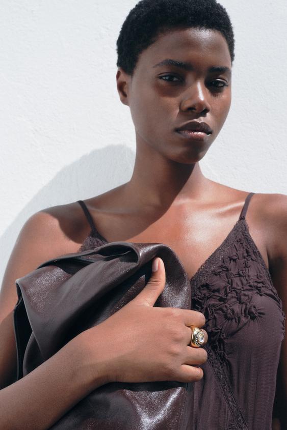 鋯石戒指-限量版 - 金黃色 | ZARA Hong Kong SAR / 香港特別行政區