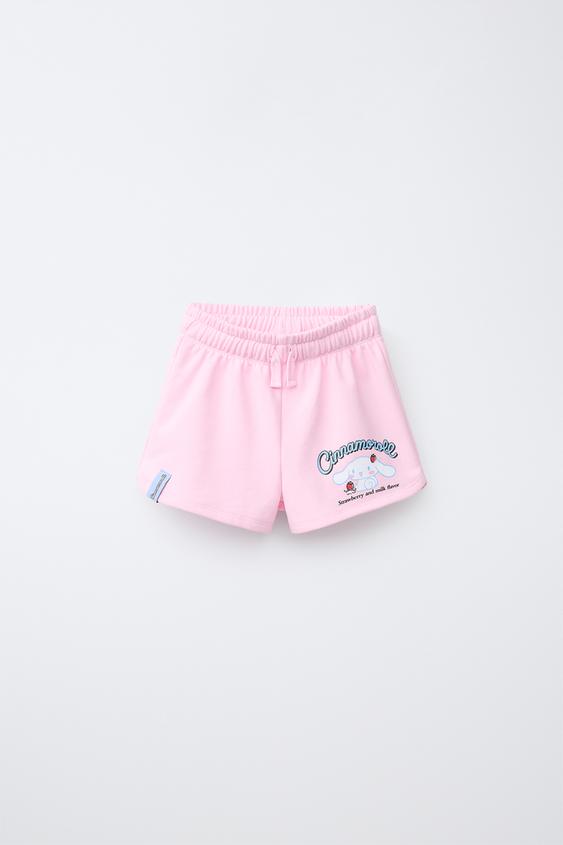 CINNAMOROLL © SANRIO PRINT BERMUDA SHORTS - Pink | ZARA United Kingdom