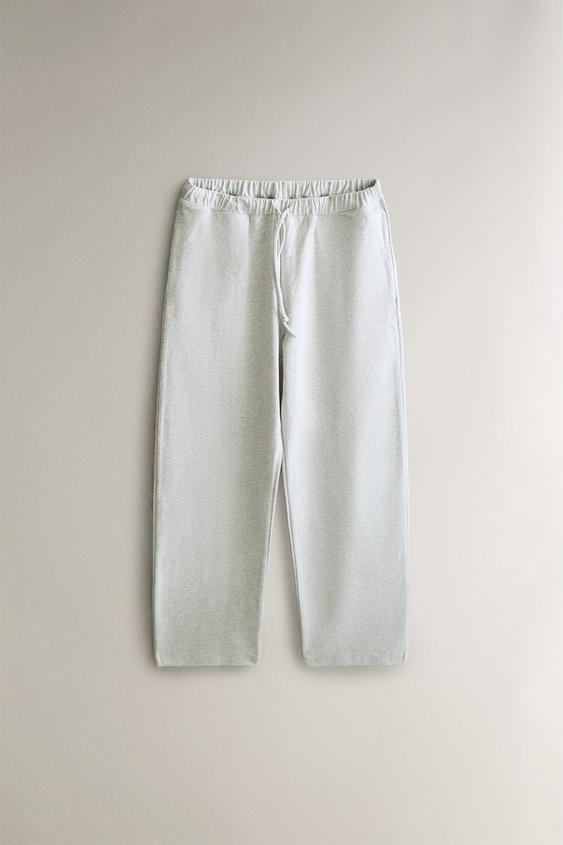 LANGE BAUMWOLLHOSE - Grau | ZARA Österreich / Austria