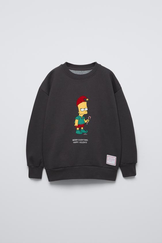 BART THE SIMPSONS ™ MATT GROENING SWEATSHIRT - Anthracite grey | ZARA ...