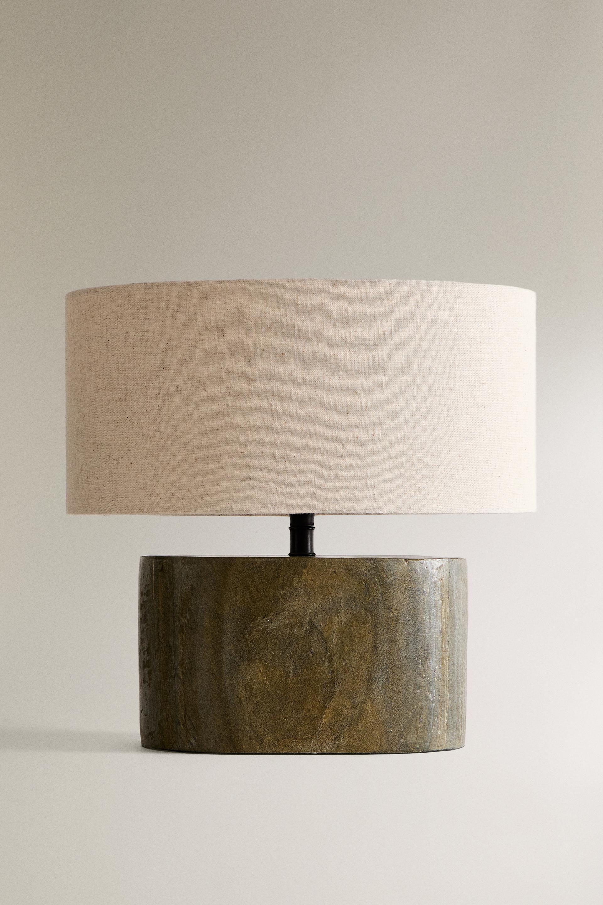 SLATE TABLE LAMP - Light beige | ZARA United Kingdom