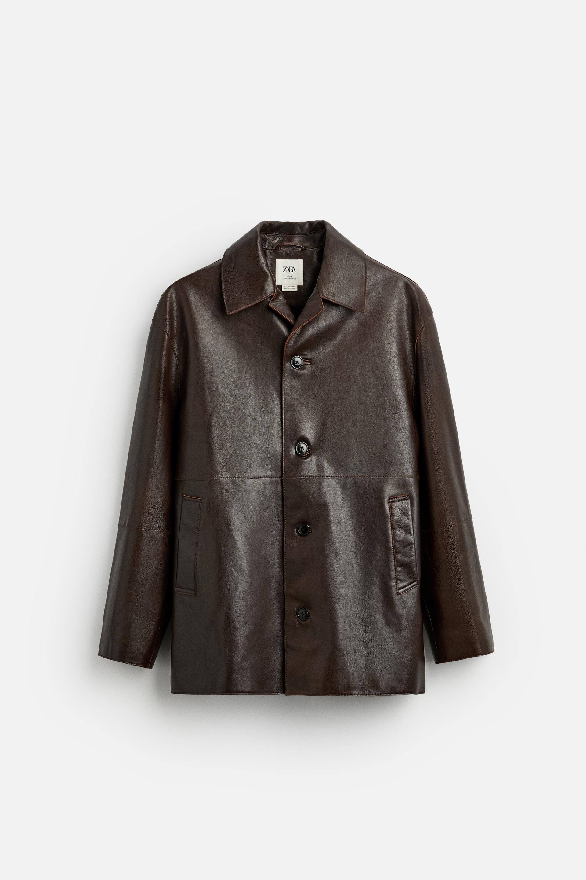 RRL LEATHER CAR COAT RRL LEATHER CAR COAT