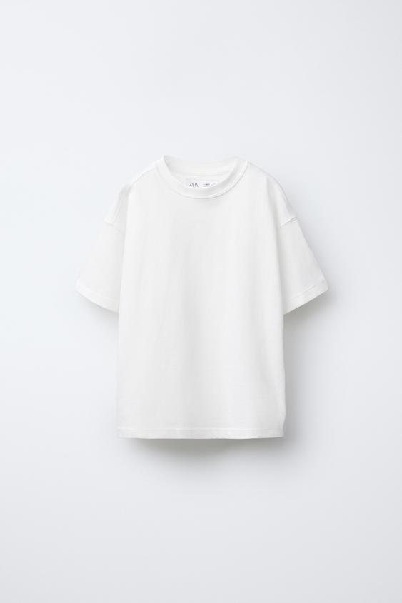 PLAYERA LISA - Blanco | ZARA Mexico