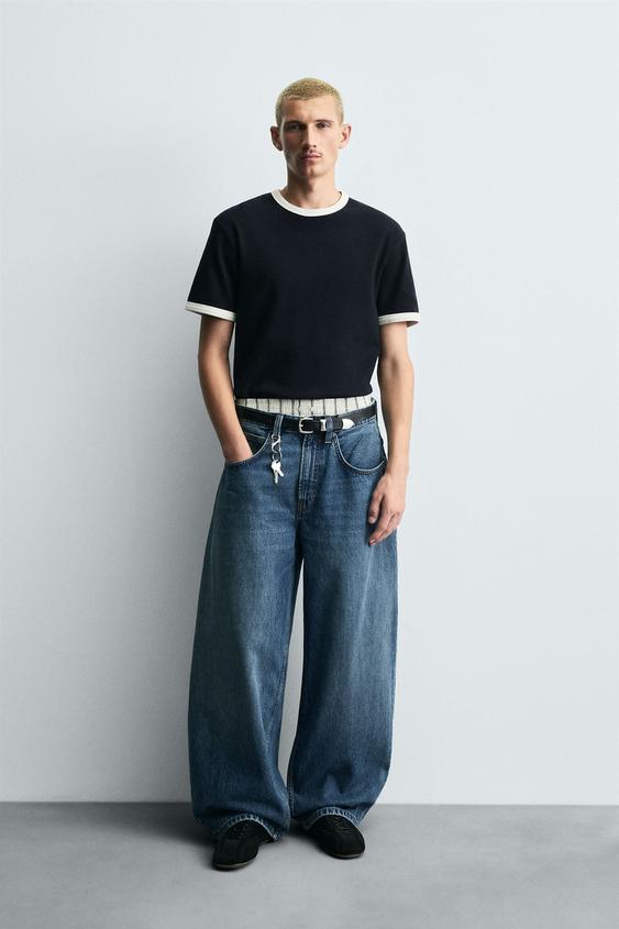 BALLOON FIT JEANS - Blue | ZARA Singapore