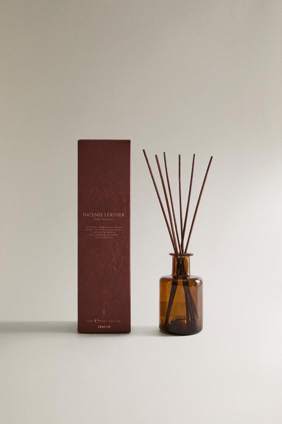 (95 ML) INCENSE LEATHER REED DIFFUSERS - Bronze | ZARA United Kingdom