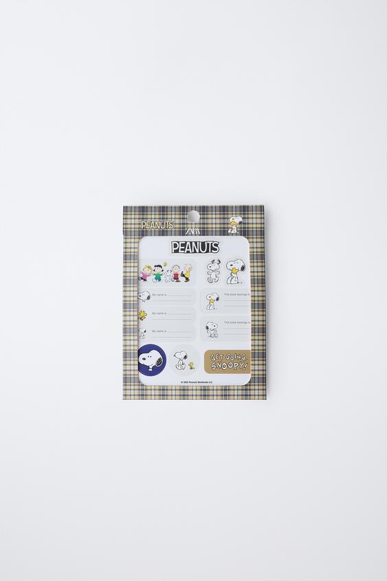 SNOOPY PEANUTS™ STICKER PACK - Mid-ecru | ZARA South Africa