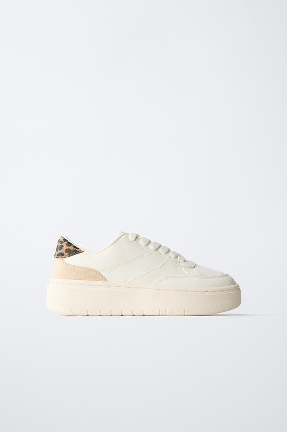 TENIȘI CU PLATFORMĂ - Alb | ZARA România