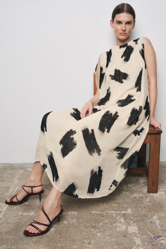 HIGH-HEEL STRAPPY SANDALS - Burgundy Red | ZARA Turkey