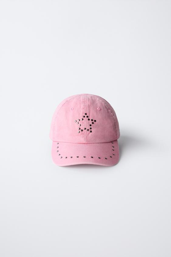 STAR STUD CAP - Pink | ZARA New Zealand