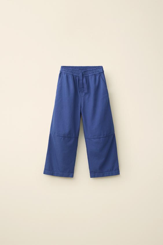 PANTALÓN RECTO CREATED BY CARAMEL LONDON X ZARA - Azulón | ZARA España
