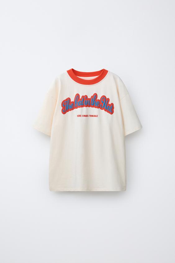 コントラストドクター・スース™Tシャツ - エクリュ | ZARA Japan / 日本