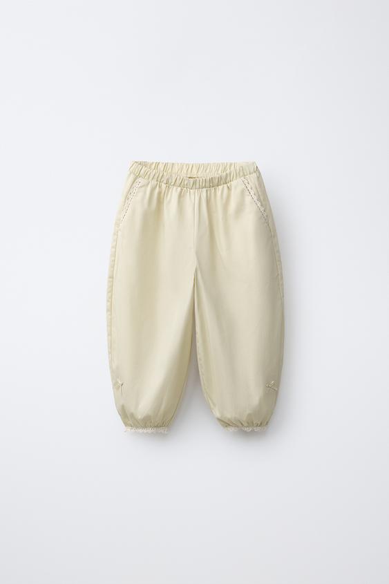 PANTALON BALLON DENTELLE - Bis | ZARA Belgique / Belgium
