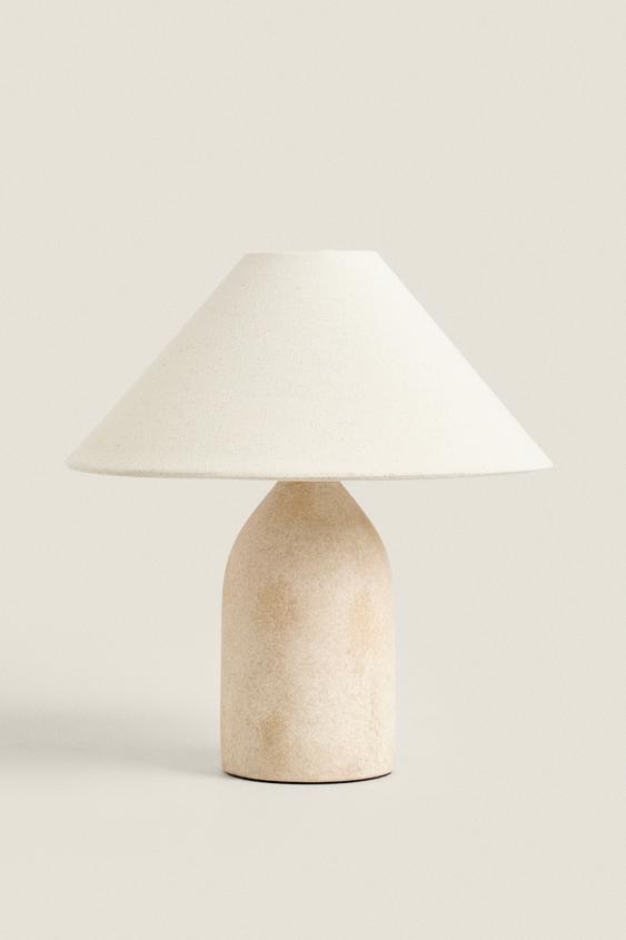 CERAMIC MINI TABLE LAMP - Ecru | ZARA Canada