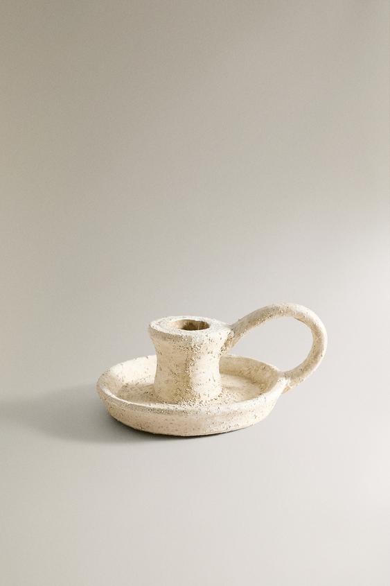 SFEȘNIC DIN LUT - Alb | ZARA România