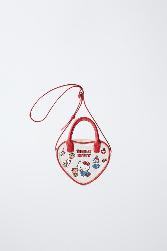 BORSA A TRACOLLA CUORE HELLO KITTY © SANRIO - Rosso | ZARA Italia / Italy