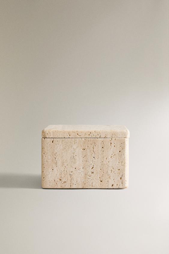 MARBLE STORAGE BOX - Beige | ZARA United Kingdom