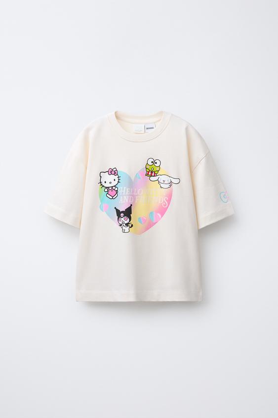 T-SHIRT HELLO KITTY AND FRIENDS © SANRIO - Naturfärg | ZARA Sverige ...