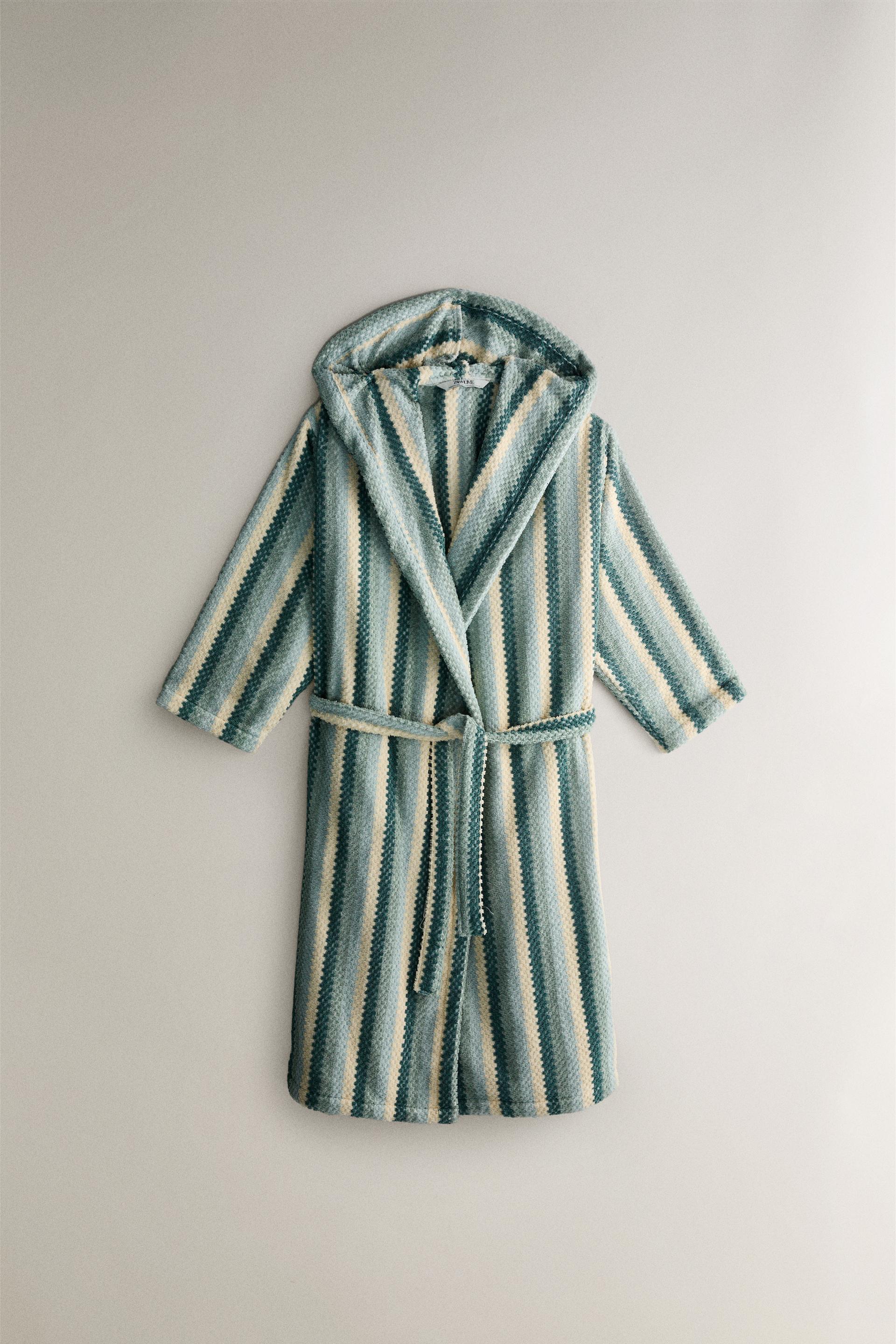 BADJAS MET GEOMETRISCH JACQUARD - Zeegroen | ZARA Nederland / Netherlands