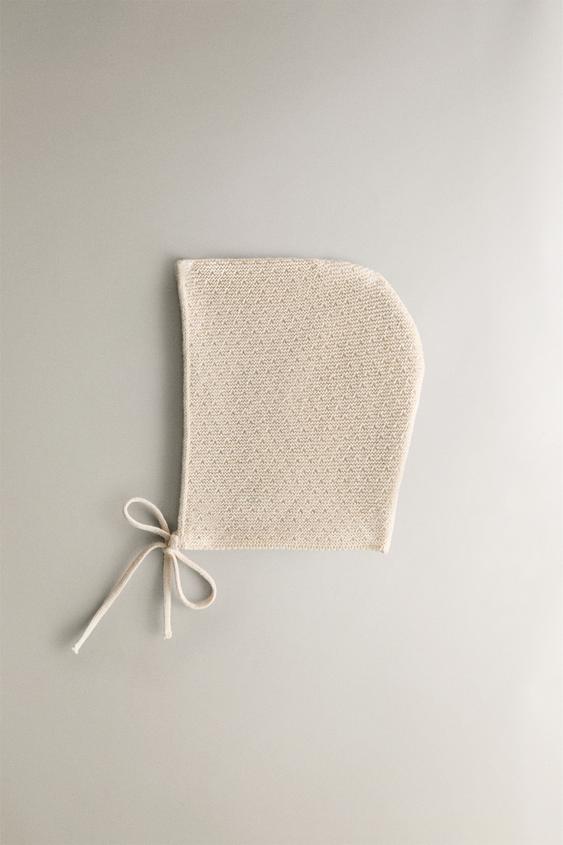 CHILDREN'S OPENWORK BONNET - Beige claro | ZARA Estados Unidos de ...