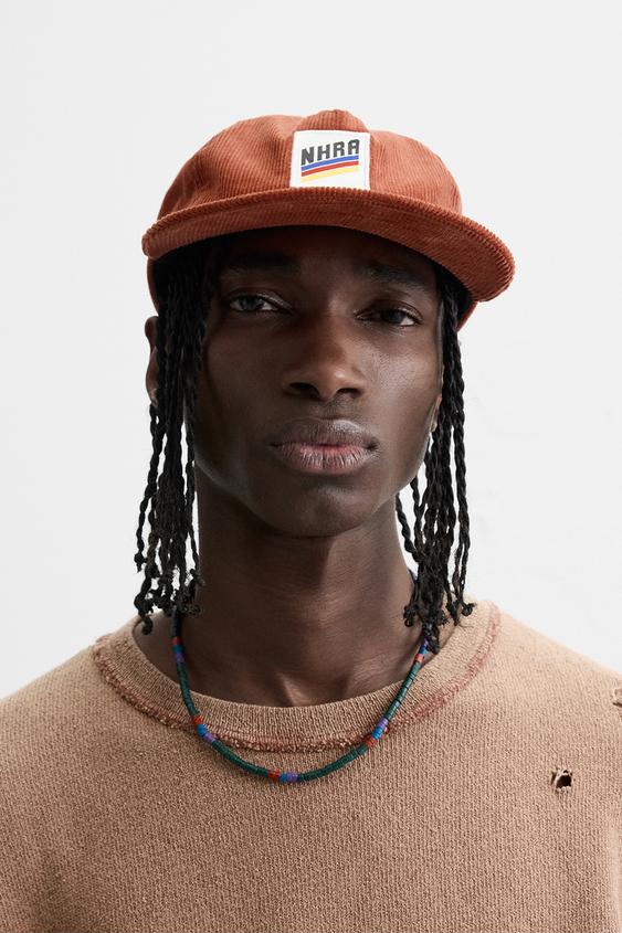 CORDUROY DRAG RACING CAP © - Brick | ZARA United Kingdom