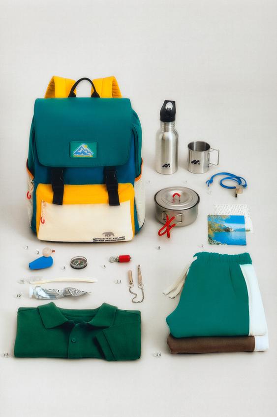 MULTI-COLOURED SCHOOL BACKPACK - Multicoloured | ZARA United Kingdom