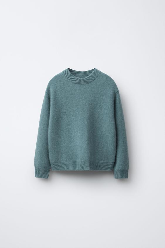 100% CASHMERE JUMPER BENSIMON ® X ZARA - Dusty blue | ZARA United States