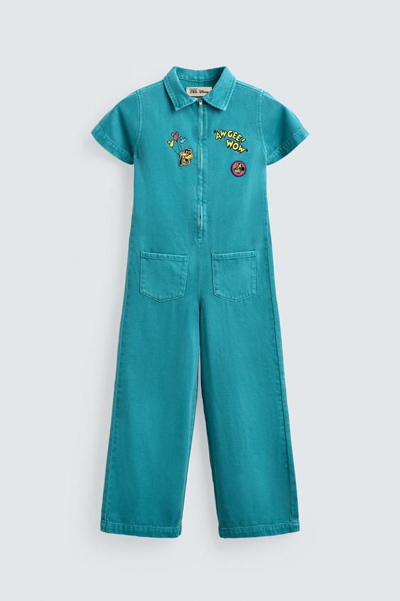 ДЕНИМ ГАЩЕРИЗОН С БРОДИРАНИ АПЛИКАЦИИ HARRY LAMBERT FOR ZARA X DISNEY ...