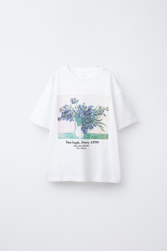 VAN GOGH © T-SHIRT - White | ZARA Turkey