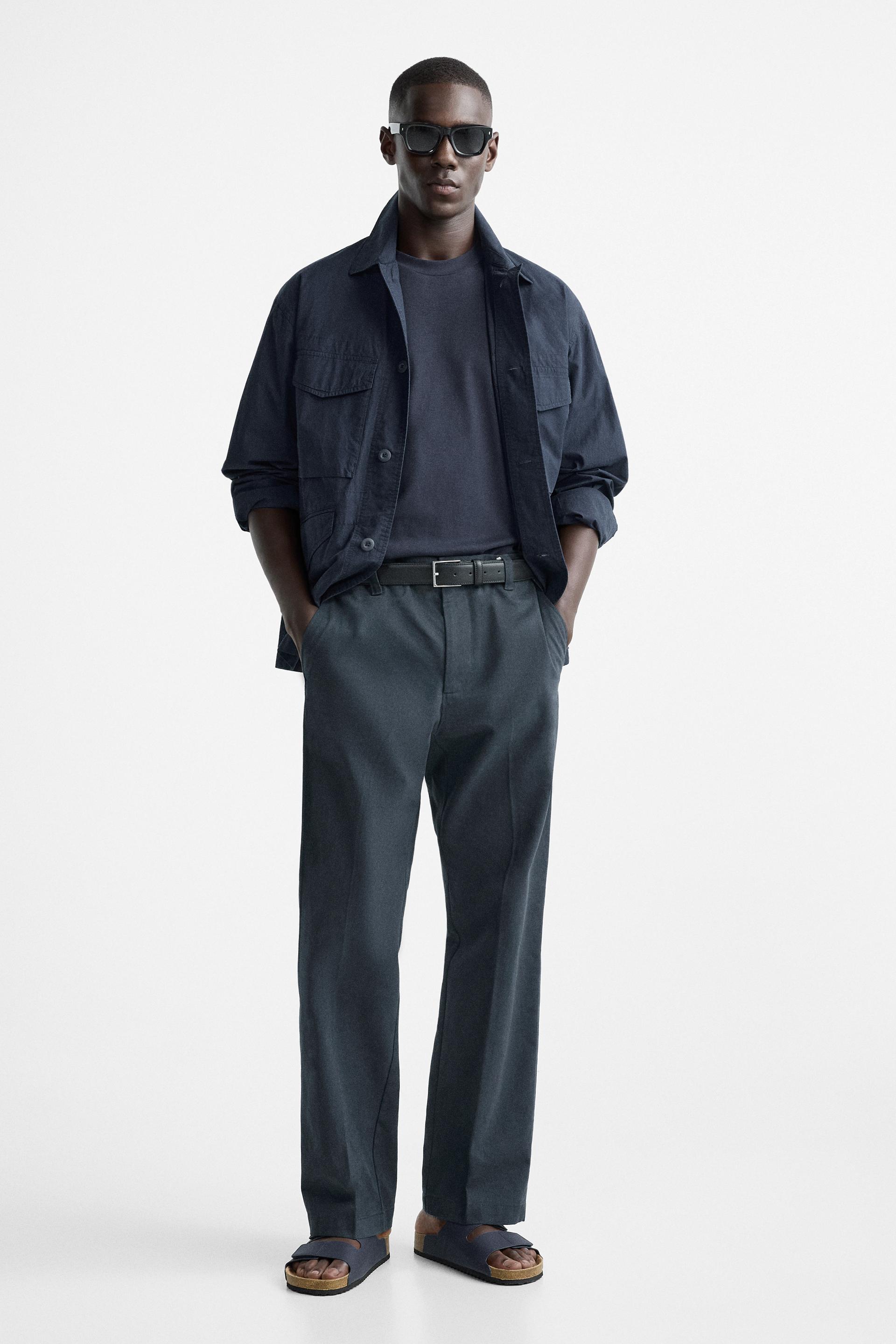 橡膠化雙絆帶涼鞋 - 藍色 | ZARA Hong Kong SAR / 香港特別行政區