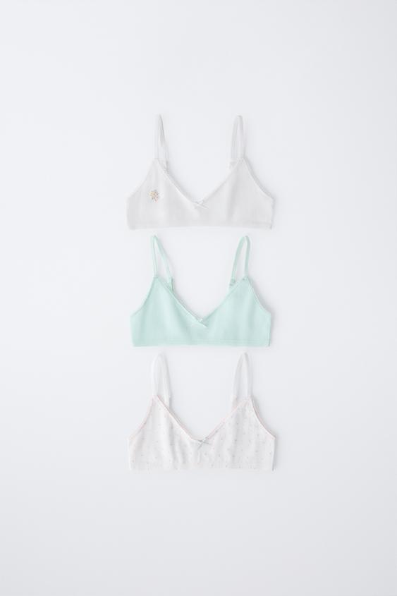 9-14 ANOS/ PACK DE TRÊS TOPS PATCHWORK - Multicolor | ZARA Portugal