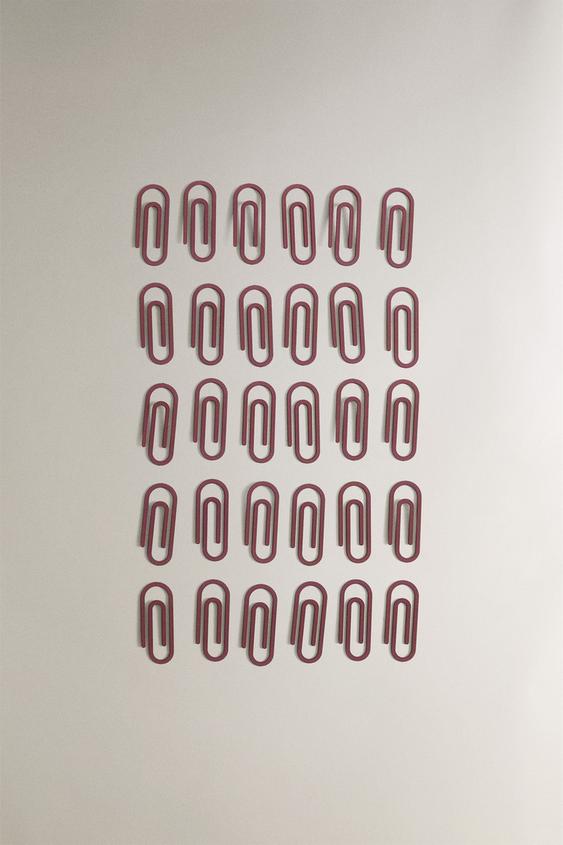 CLIPS METAL (PACK DE 30) - Burdeos | ZARA Estados Unidos de América ...