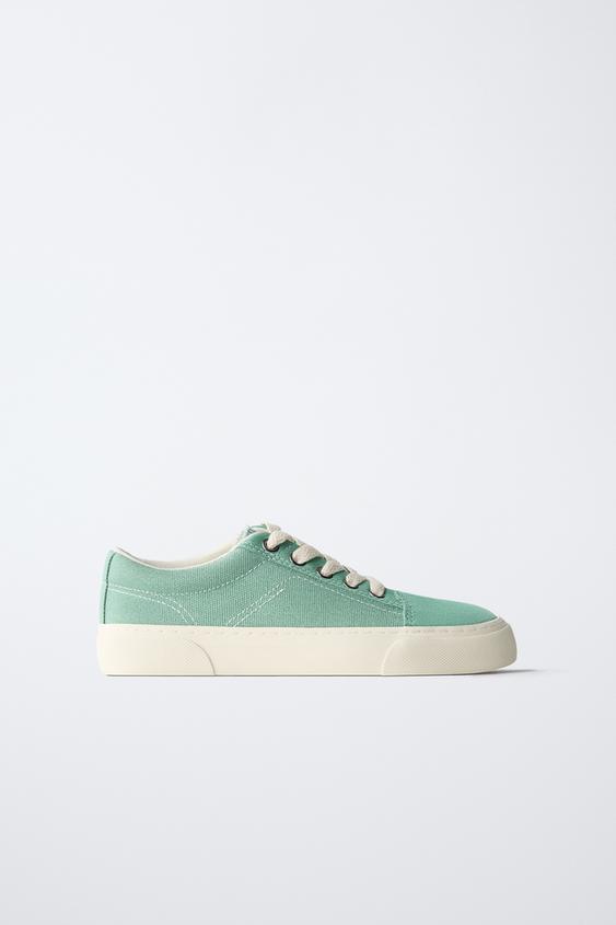 SEPATU BAMBA BERTALI - Hijau | ZARA Indonesia
