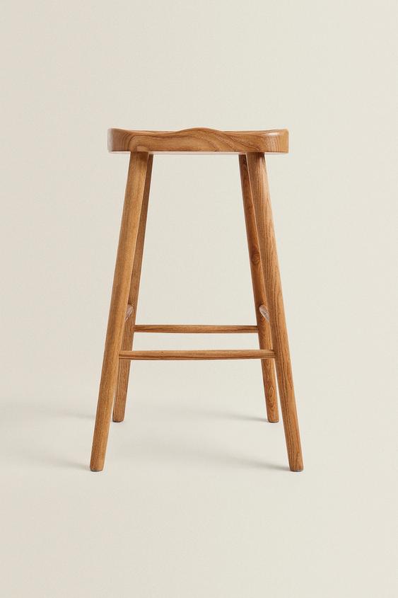 ASH BAR STOOL - Brown | ZARA United States