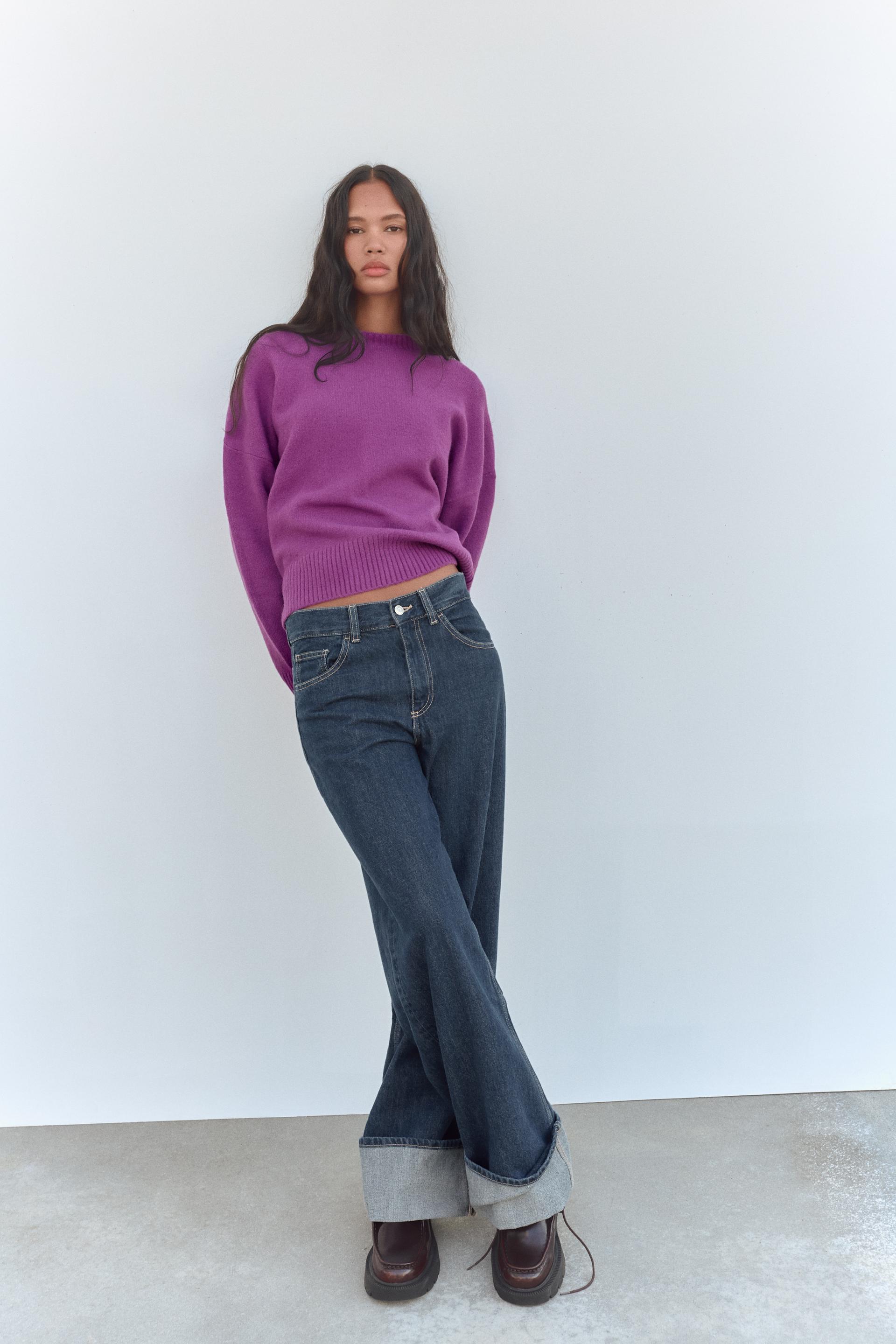 BASIC SOFT KNIT SWEATER - Ecru | ZARA United States