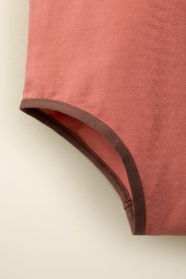 MAILLOT DE BAIN LISERÉS CONTRASTÉS CRÉÉ PAR CARAMEL LONDON X ZARA ...
