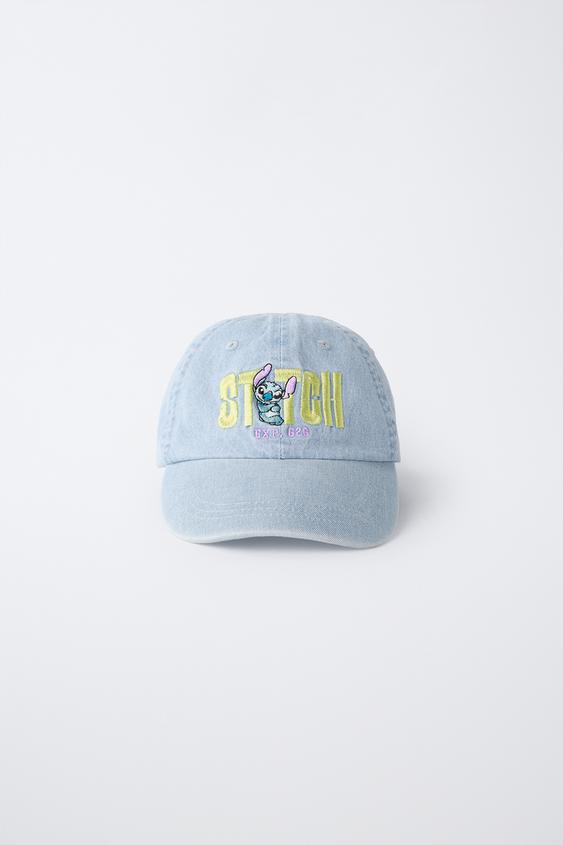 LILO & STITCH © DISNEY EMBROIDERED DENIM CAP - Light blue | ZARA Saudi ...