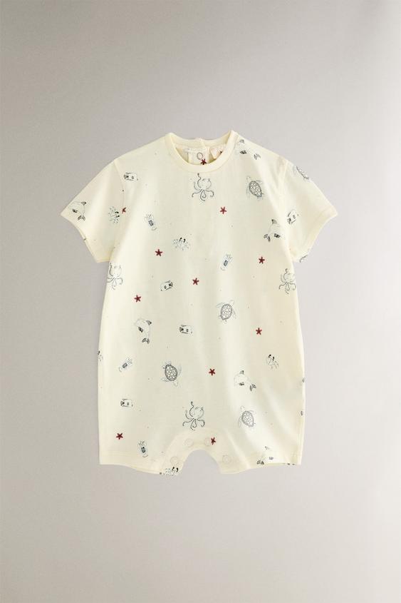 BABYGRO BEBÉ ESTAMPADO MARINHO - Lima-claro | ZARA Portugal