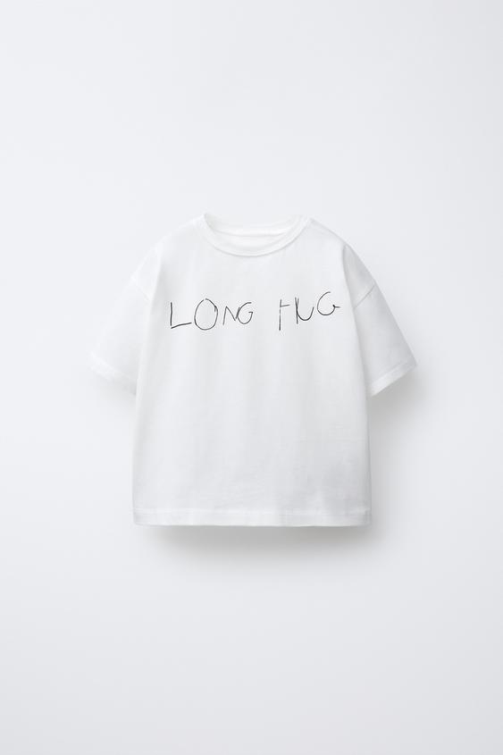 SLOGAN PRINT T-SHIRT - White | ZARA South Africa