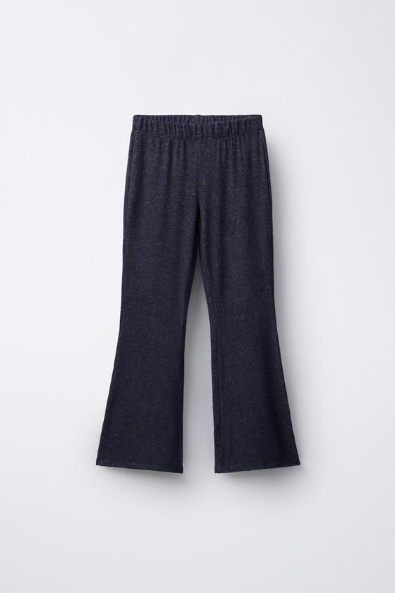 FLARE SOFT TOUCH PANTS - Blue | ZARA United States