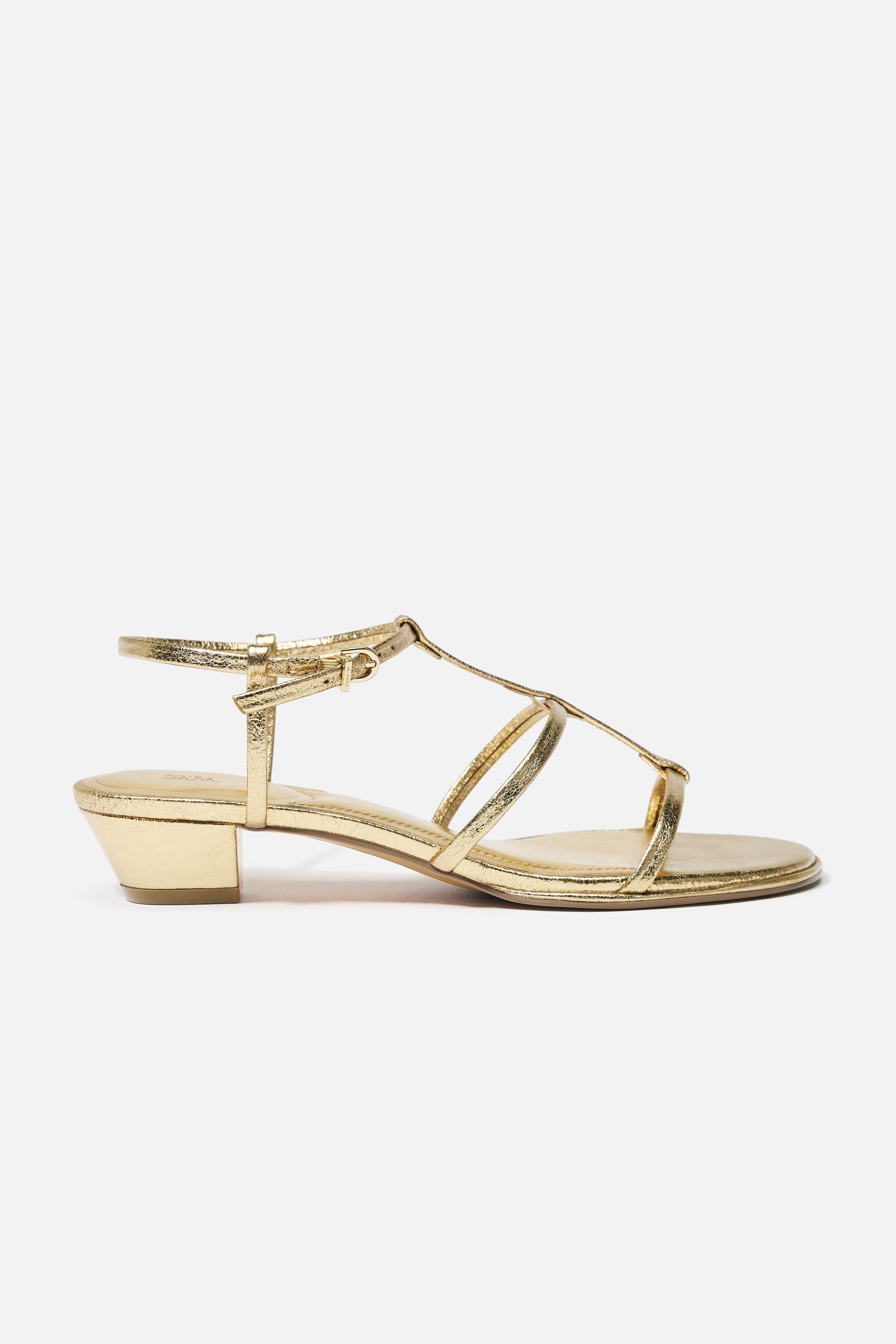 レディースゴールドサンダル | ZARA 日本 レディースゴールドサンダル | ZARA 日本