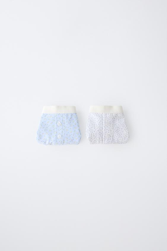 9-14 YEARS/ TWO-PACK OF FLORAL BOXERS - Multicolored | ZARA Canada