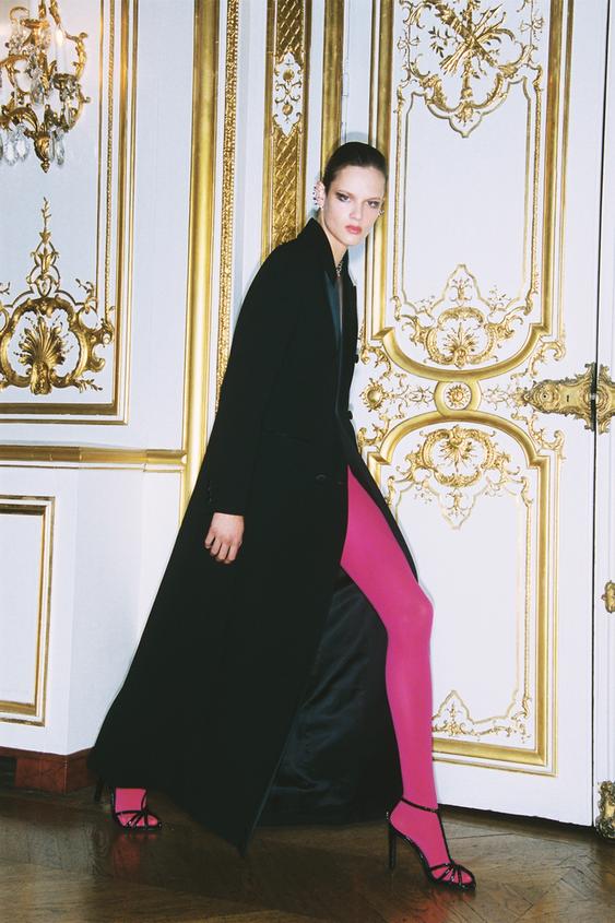 MANTEAU VESTE LONGUE À COL SMOKING ZW COLLECTION ÉDITION LIMITÉE - Noir ...