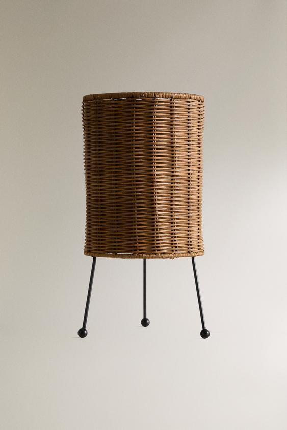 LÁMPARA RATÁN - Beige claro | ZARA Mexico