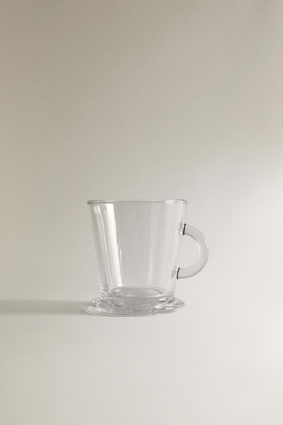 TRANSPARENT GLASS CAPPUCCINO CUP - Transparent | ZARA United States
