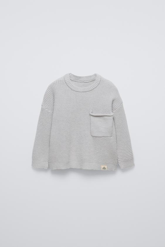 PURL KNIT SWEATER - Light grey | ZARA Singapore